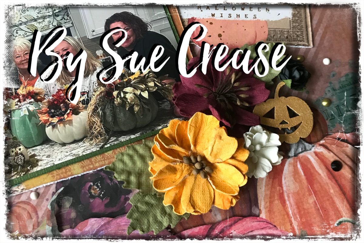 Pumpkin Decorating: Layout by Sue Crease. — The Mad Scrapper