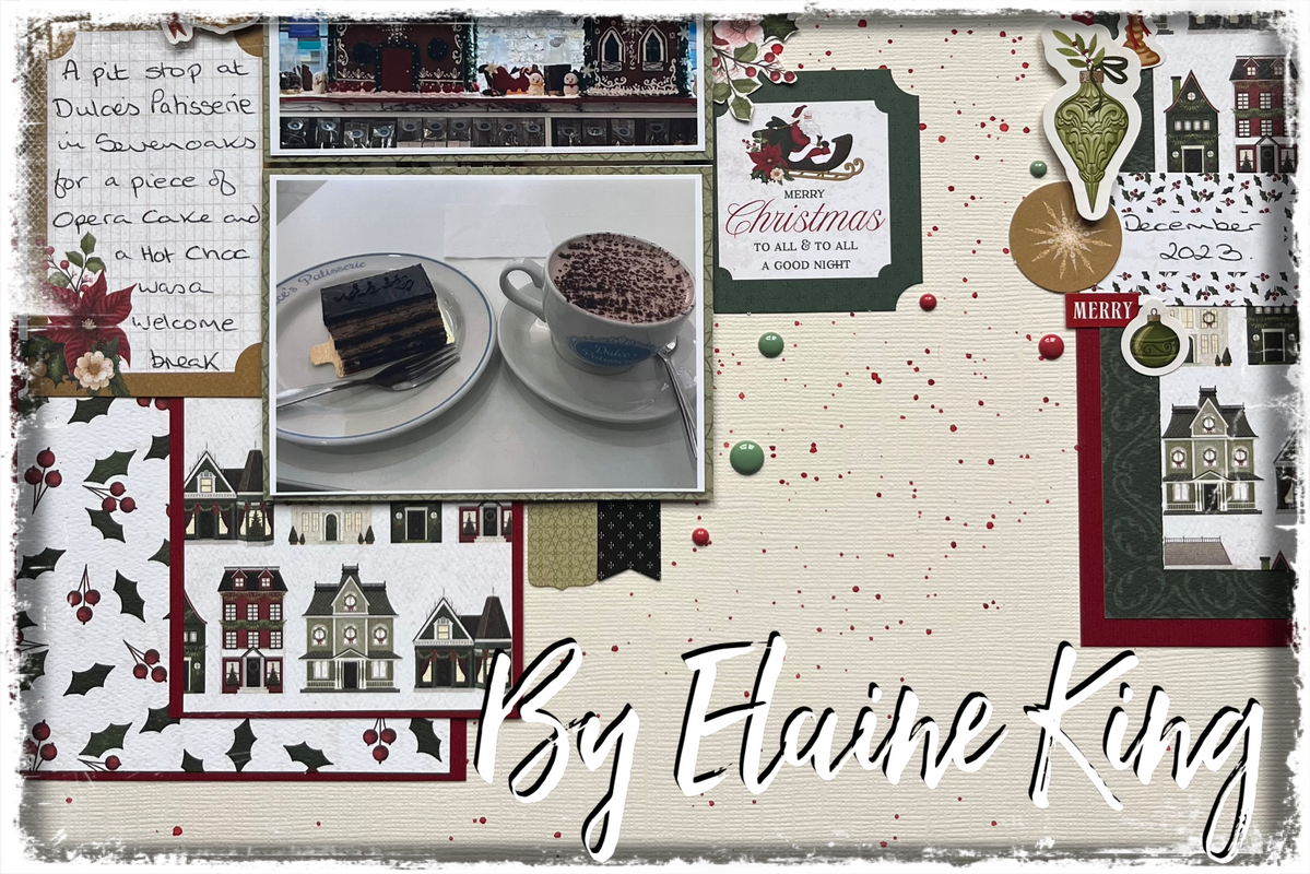 December Layout 2: By Elaine King — The Mad Scrapper