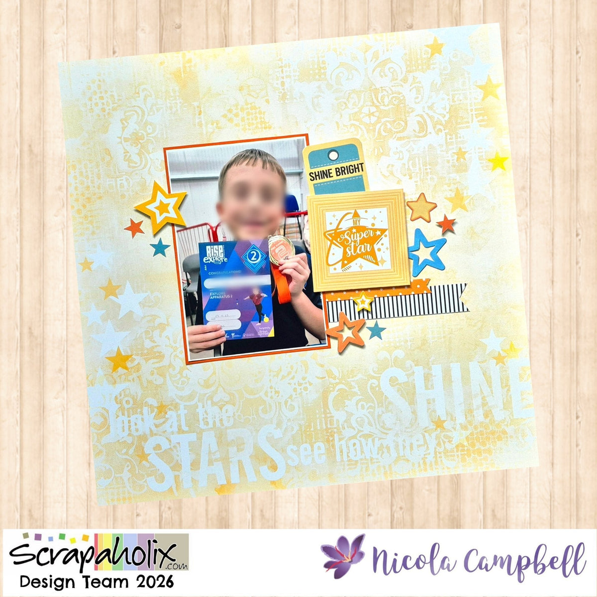 Shine Bright, My Super Star by NICOLA CAMPBELL — The Mad Scrapper