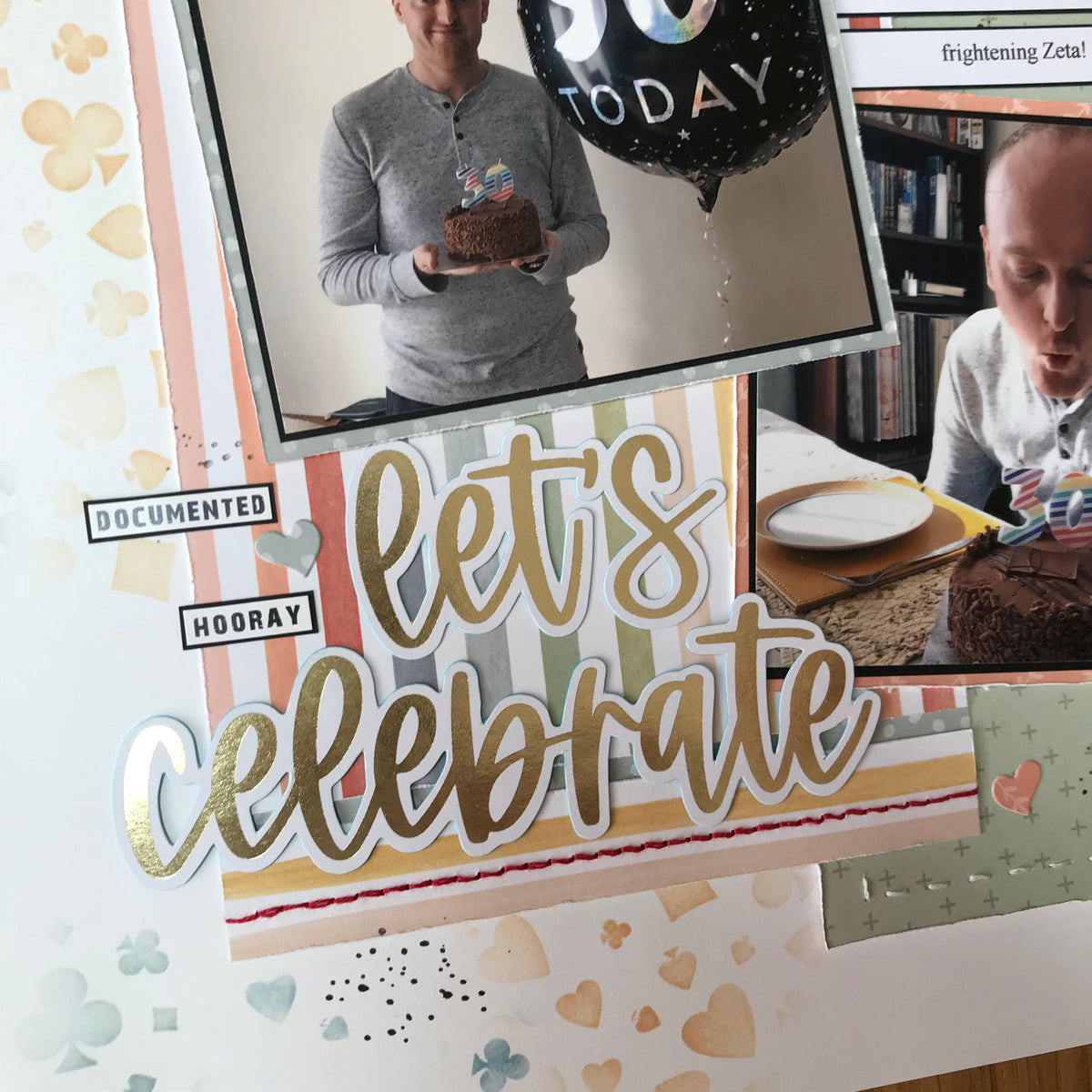 Let’s Celebrate: By Sue Crease. — The Mad Scrapper