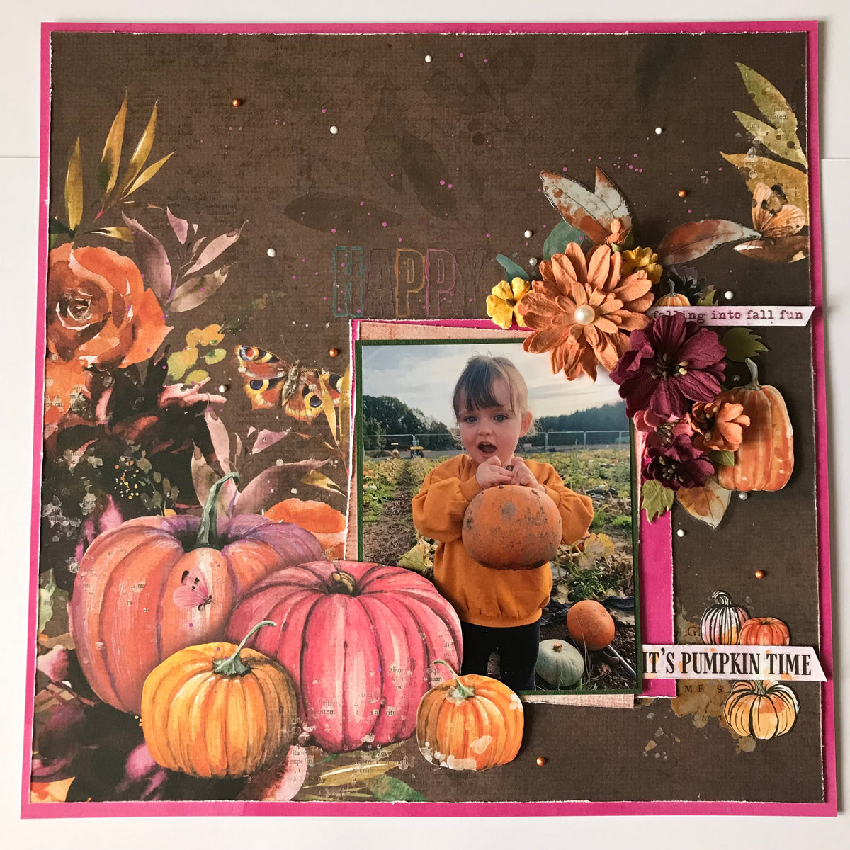 It’s Pumpkin Time. By Sue Crease — The Mad Scrapper