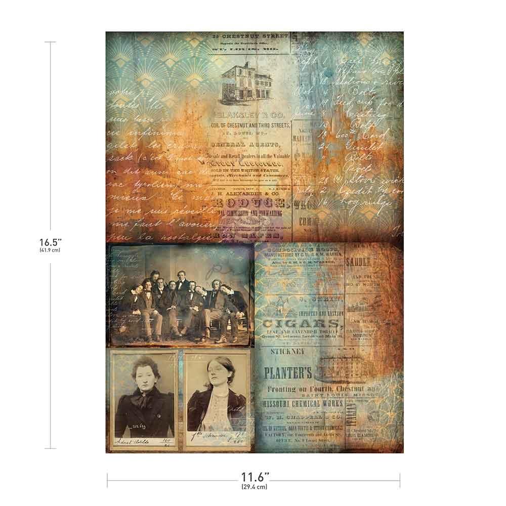 Finnabair A3 Decoupage - Chestnut Street — The Mad Scrapper