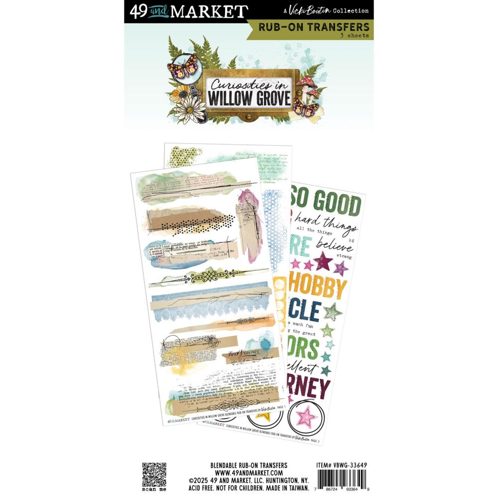 Curiosities In Willow Grove Blendable Rub-On Transfer Set — The Mad ...