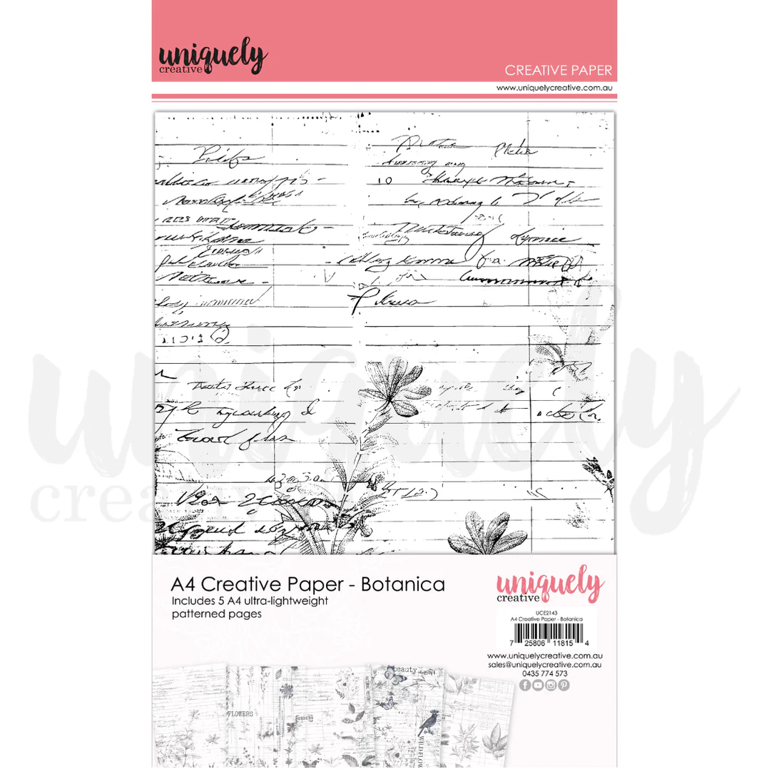 A4 CREATIVE PAPER - BOTANICA — The Mad Scrapper