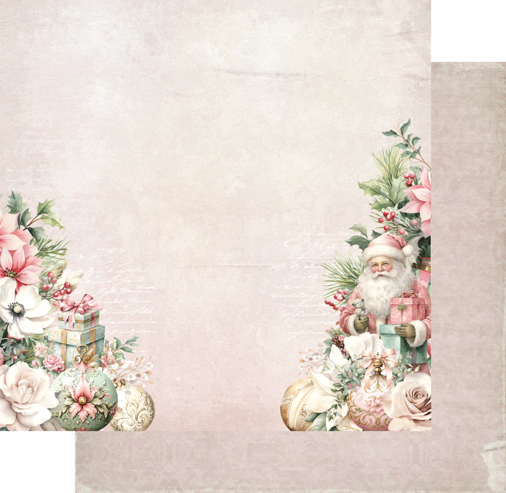CHRISTMAS WISHES - SANTA CLAUS PAPER — The Mad Scrapper