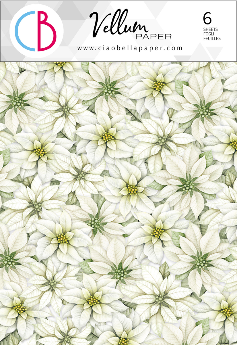 SPARKLING CHRISTMAS VELLUM PAPER PATTERNS A4 — The Mad Scrapper