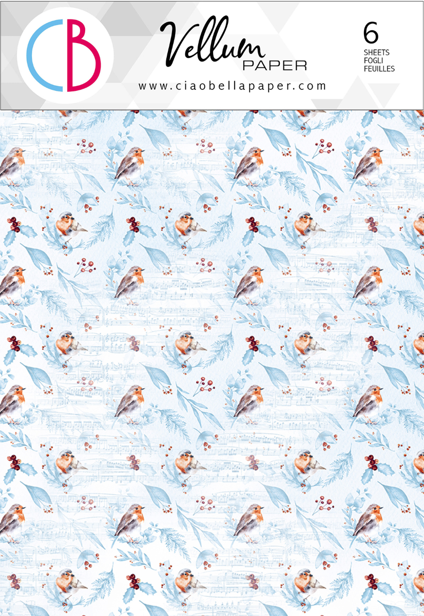 WINTER JOURNEY VELLUM PAPER PATTERNS A4 — The Mad Scrapper