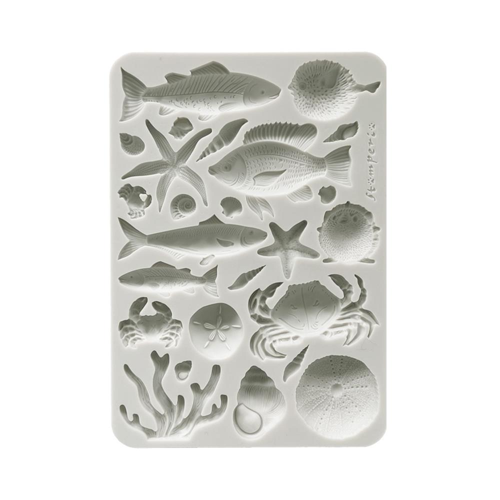Silent Sea Silicone Mold - Shells And Fish — The Mad Scrapper