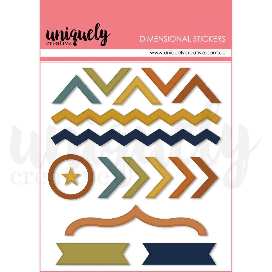 DIRECTIONAL DIMENSIONAL STICKERS — The Mad Scrapper