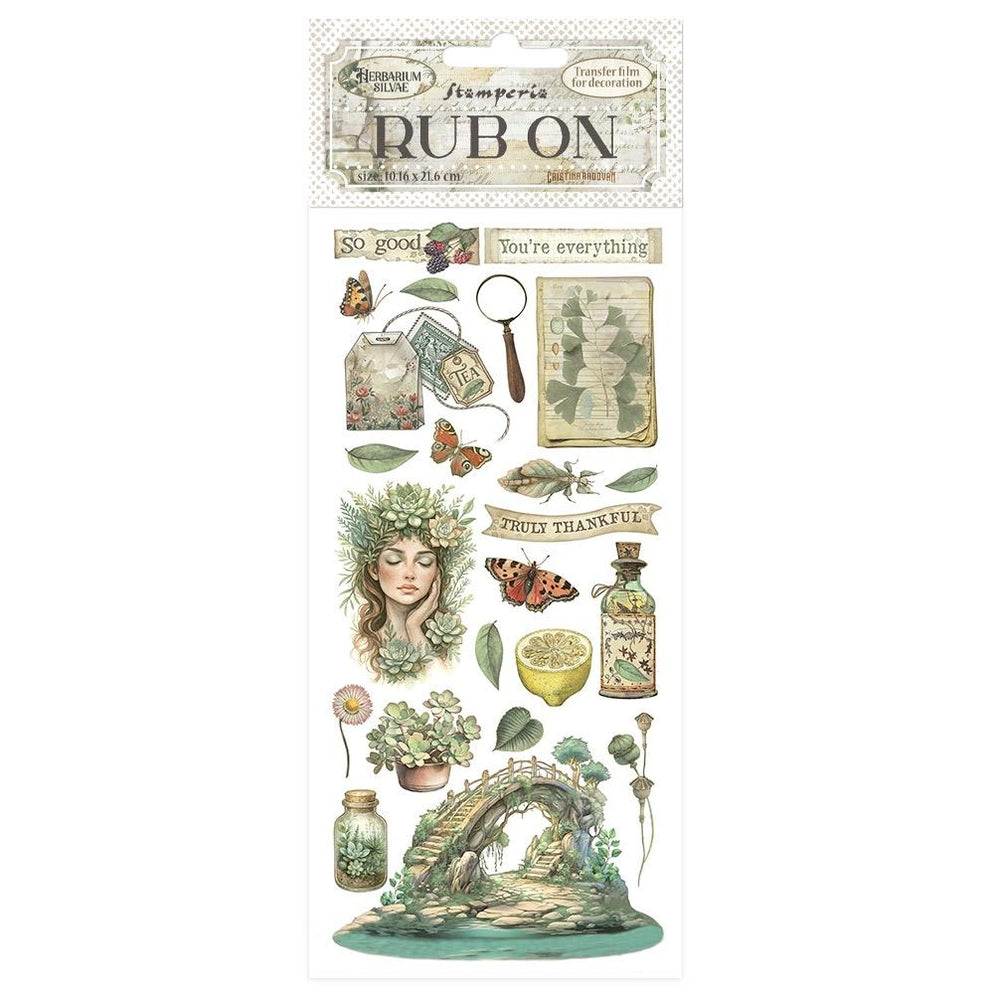 Herbarium Silvae Rub-Ons - Bridge — The Mad Scrapper