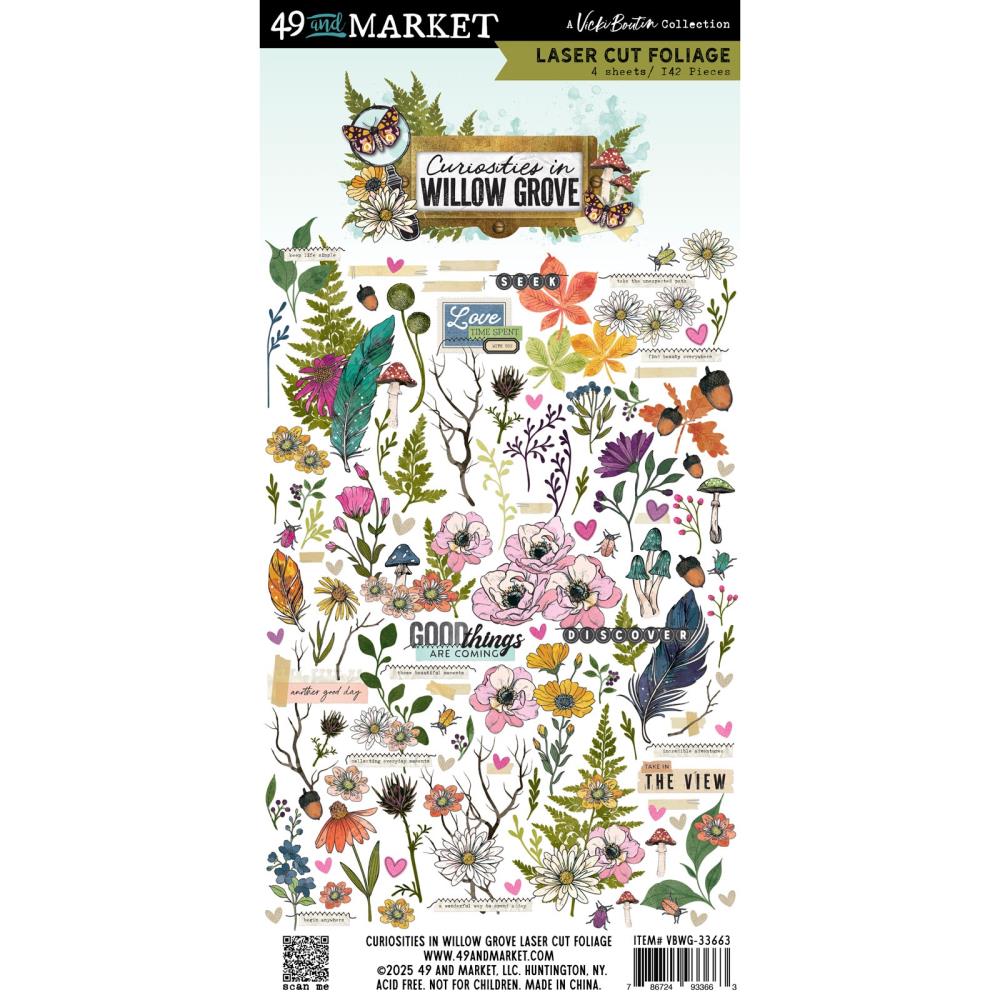 Curiosities In Willow Grove Laser Cut Outs - Foliage — The Mad Scrapper